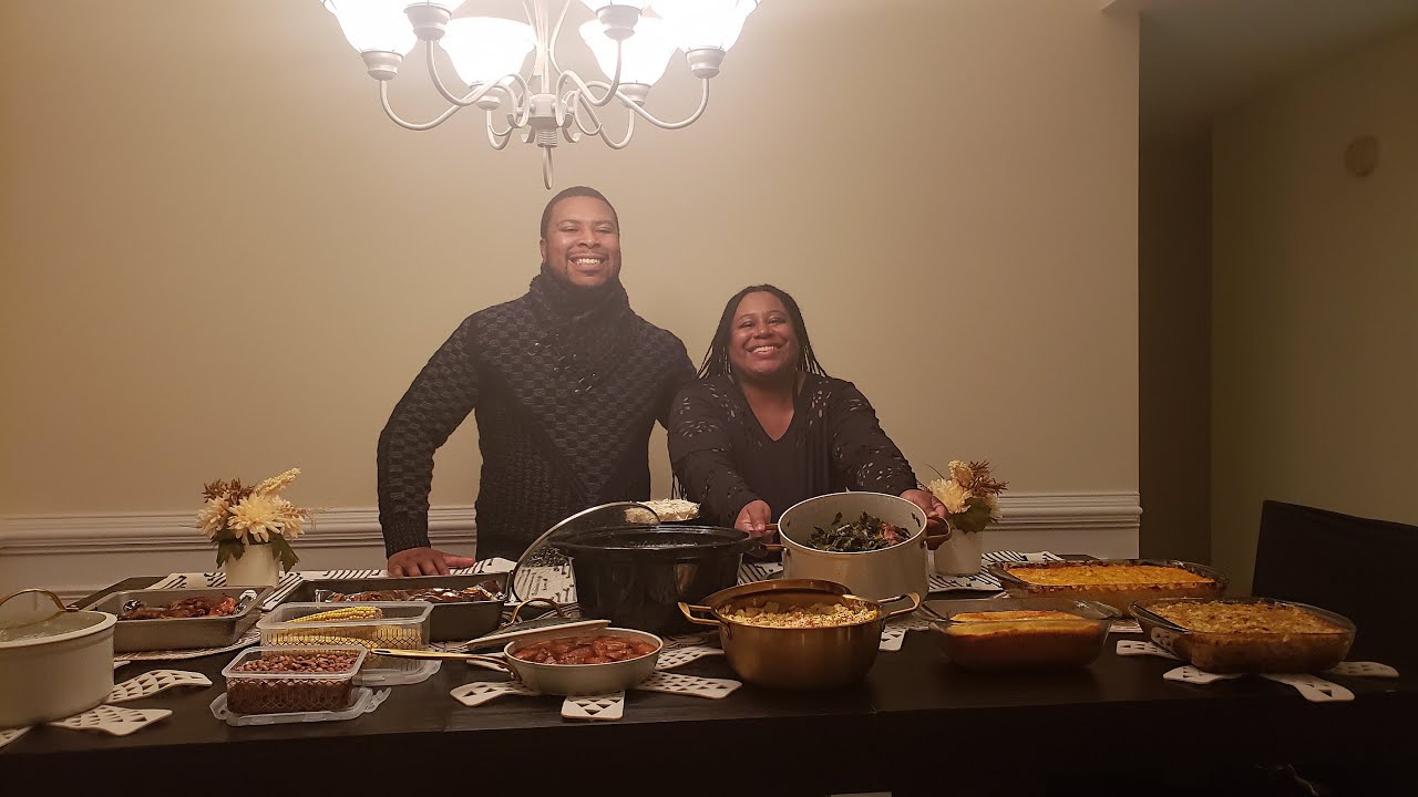 FIRST TIME COOKING THANKSGIVING DINNER IN MY NEW HOUSE! STEP BY STEP ...