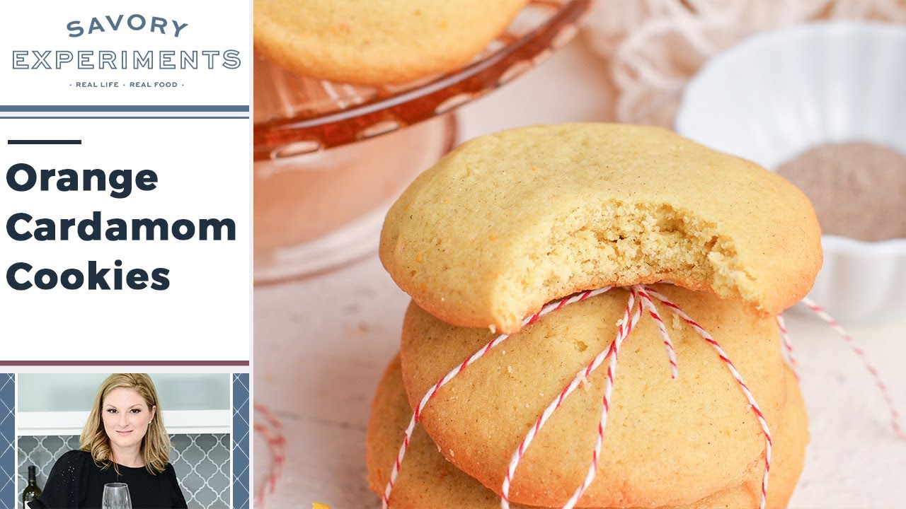 Orange Cardamom Cookies Recipe - Dining and Cooking
