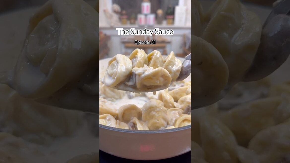 Mashed Potato Cappelletti & Mushroom Cream Sauce… #pasta #shorts ...