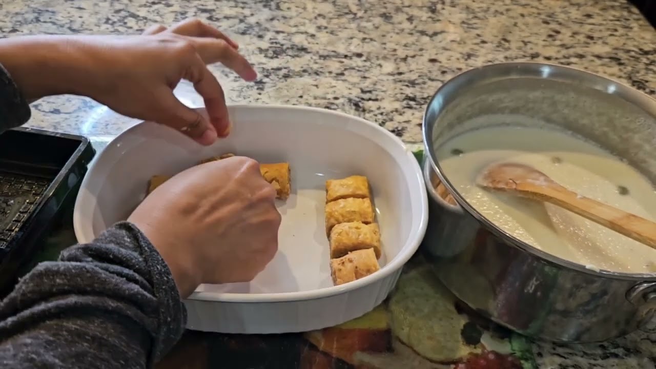 Umm Ali with Baklava #Turkish & Egyptian Dessert Om Ali Recipe - Dining ...