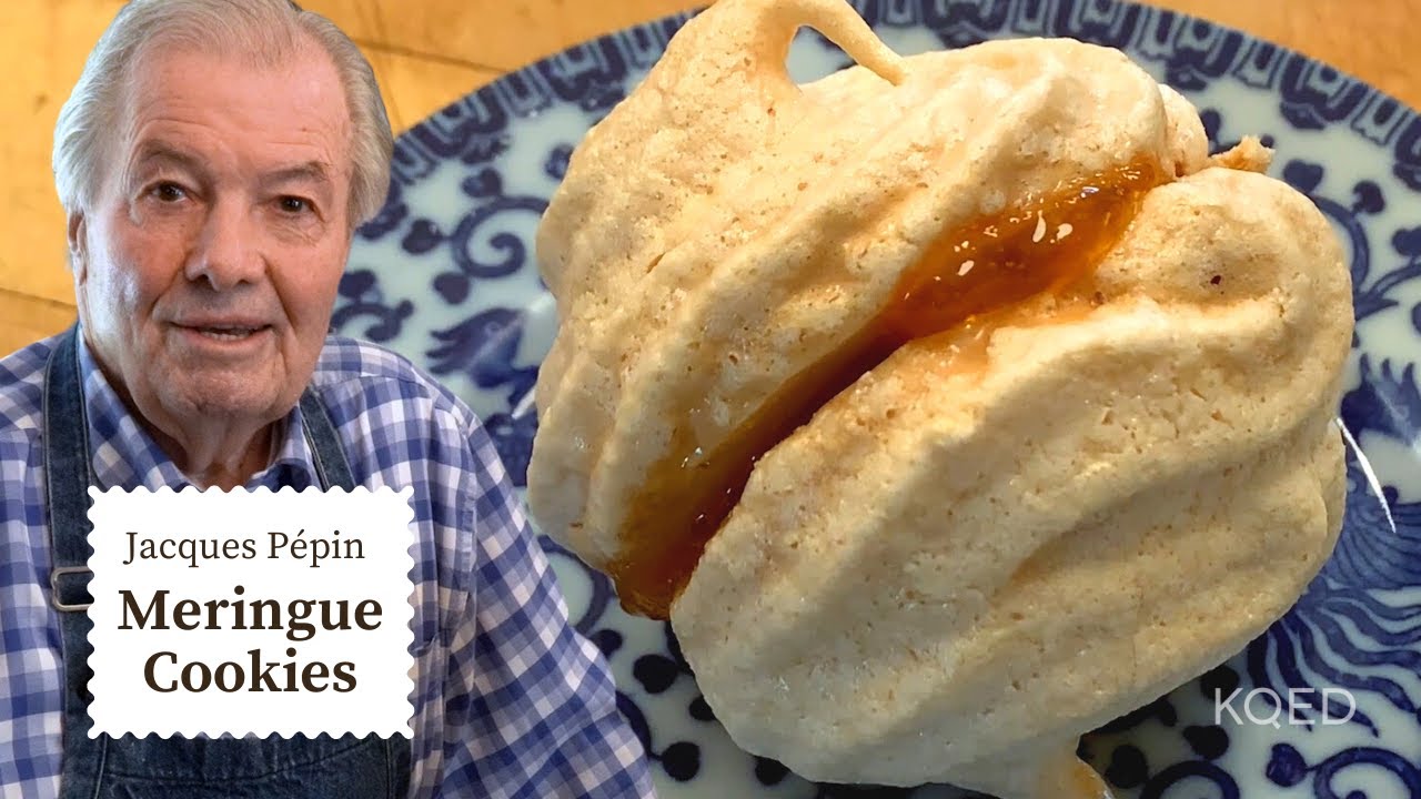 Jacques Pépin's Meringue Cookie Recipe - Only Needs 2 Ingredients ...