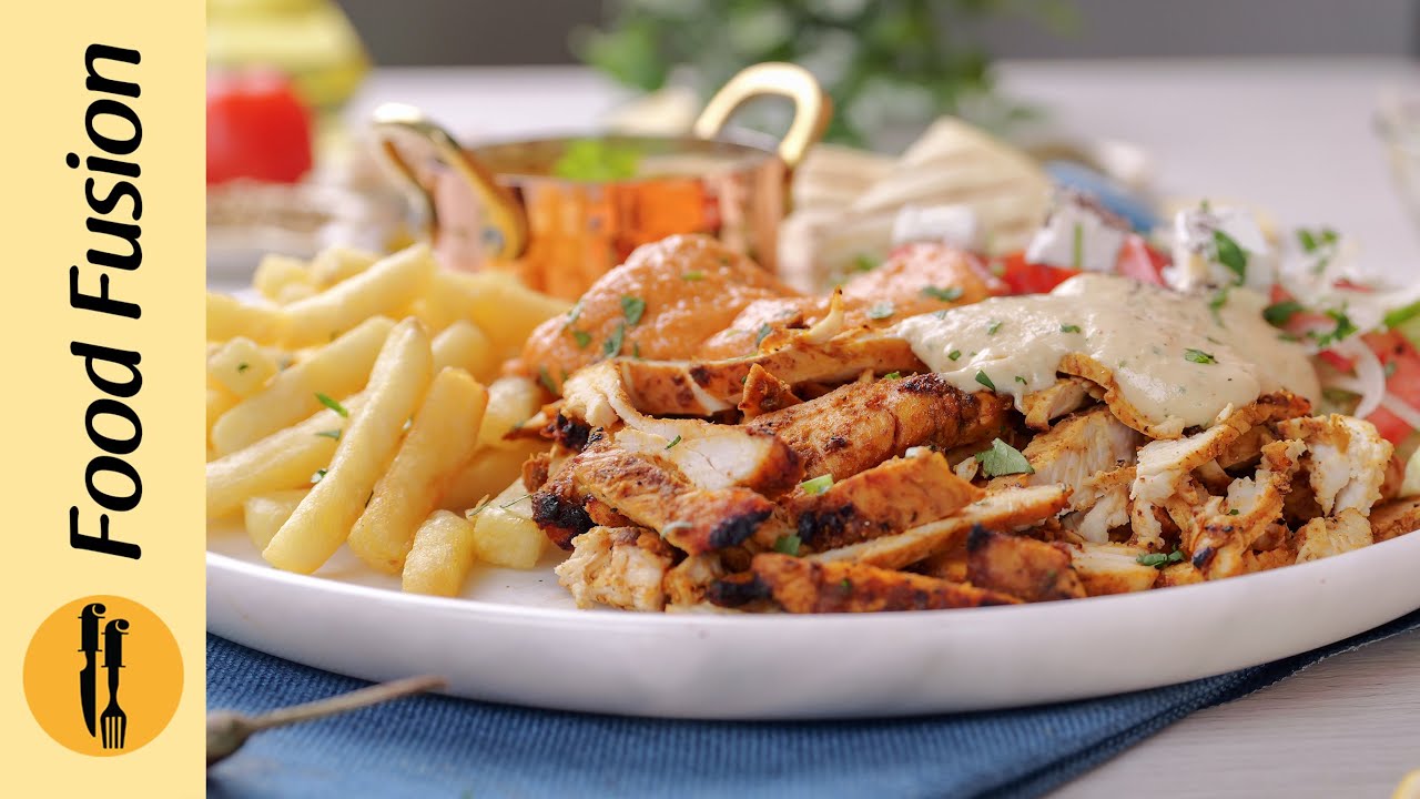 Chicken Shawarma Platter Recipe By Food Fusion - Dining and Cooking