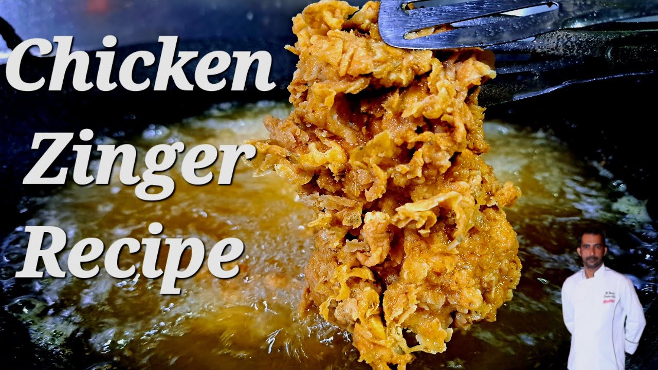 Crispy Fried Chicken Zinger | Chicken Zinger Recipe - Dining and Cooking