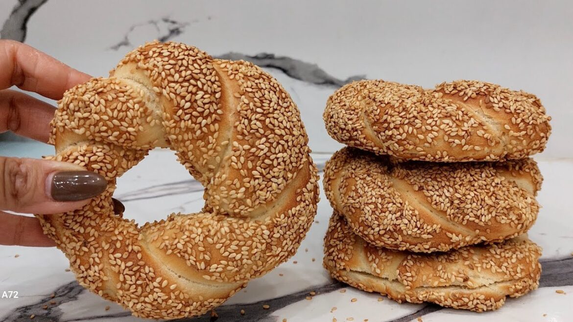 TURKISH sesame bagel SIMIT recipe _ RING bread - Dining and Cooking