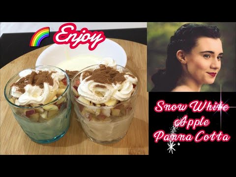 Snow White Apple Panna Cotta | Brett Cooper | Brett Cooper Snow White ...