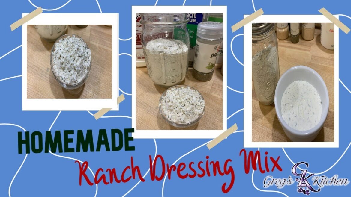 Easy Homemade Ranch Dressing Mix - Dining and Cooking