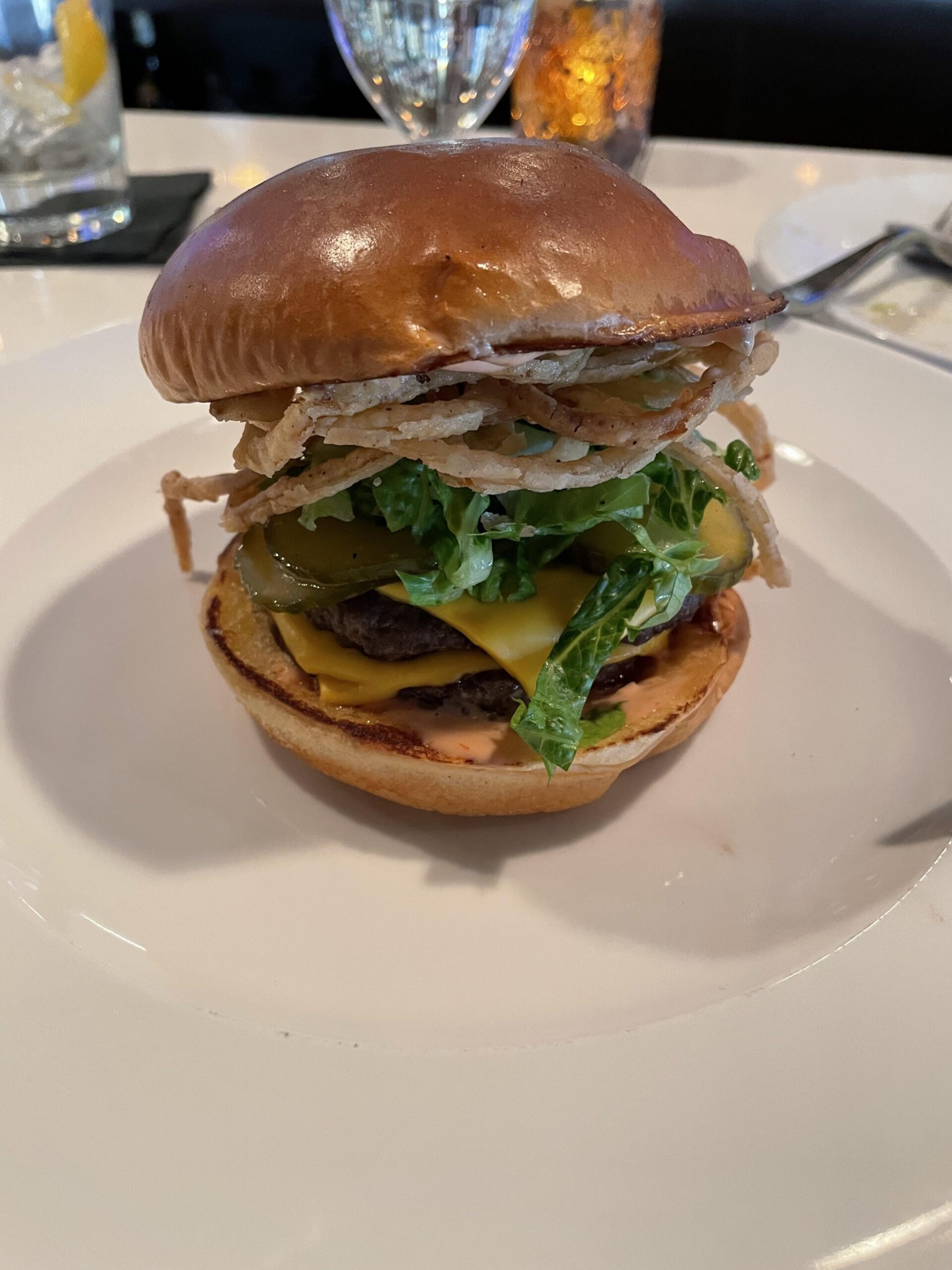 Oscar’s Steakhouse Burger, Plaza Las Vegas - Dining and Cooking