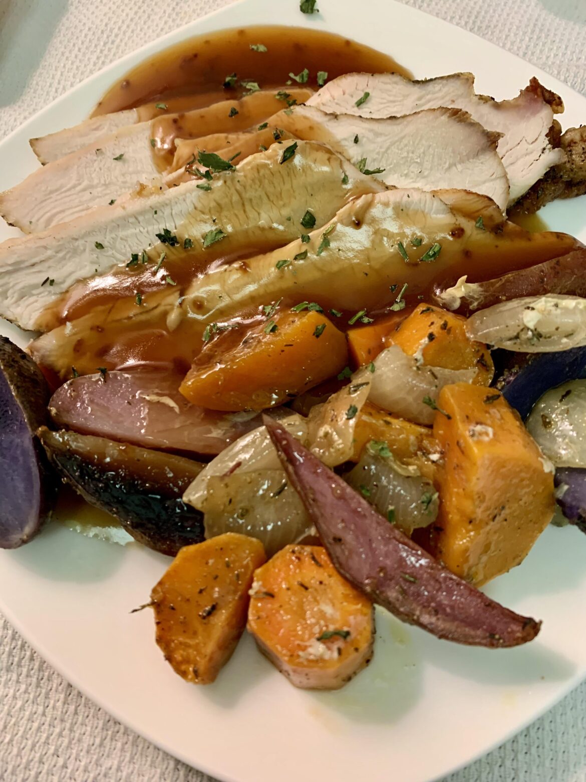 Roast Turkey Breast and Root Veg - Dining and Cooking