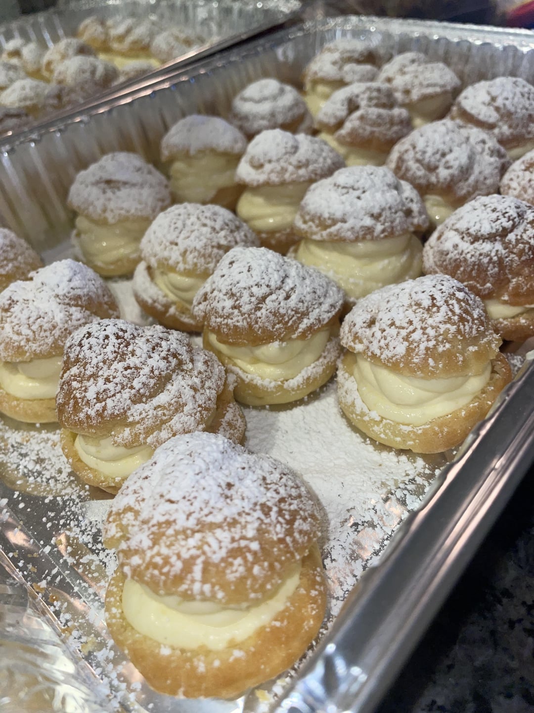 My first cream puffs. I made diplomat cream for the filling. - Dining ...