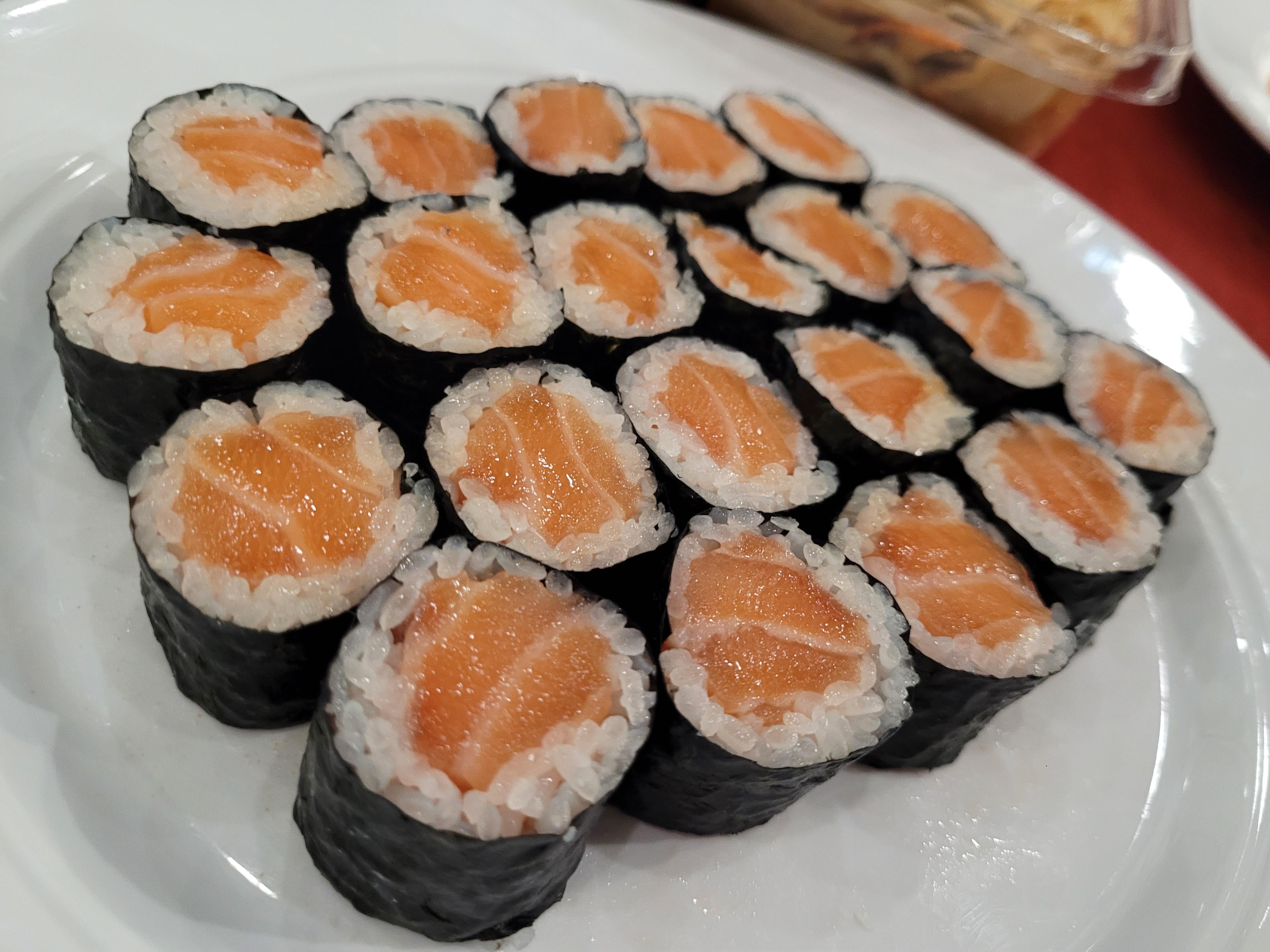 Just a basic salmon maki for the holiday dinner - Dining and Cooking