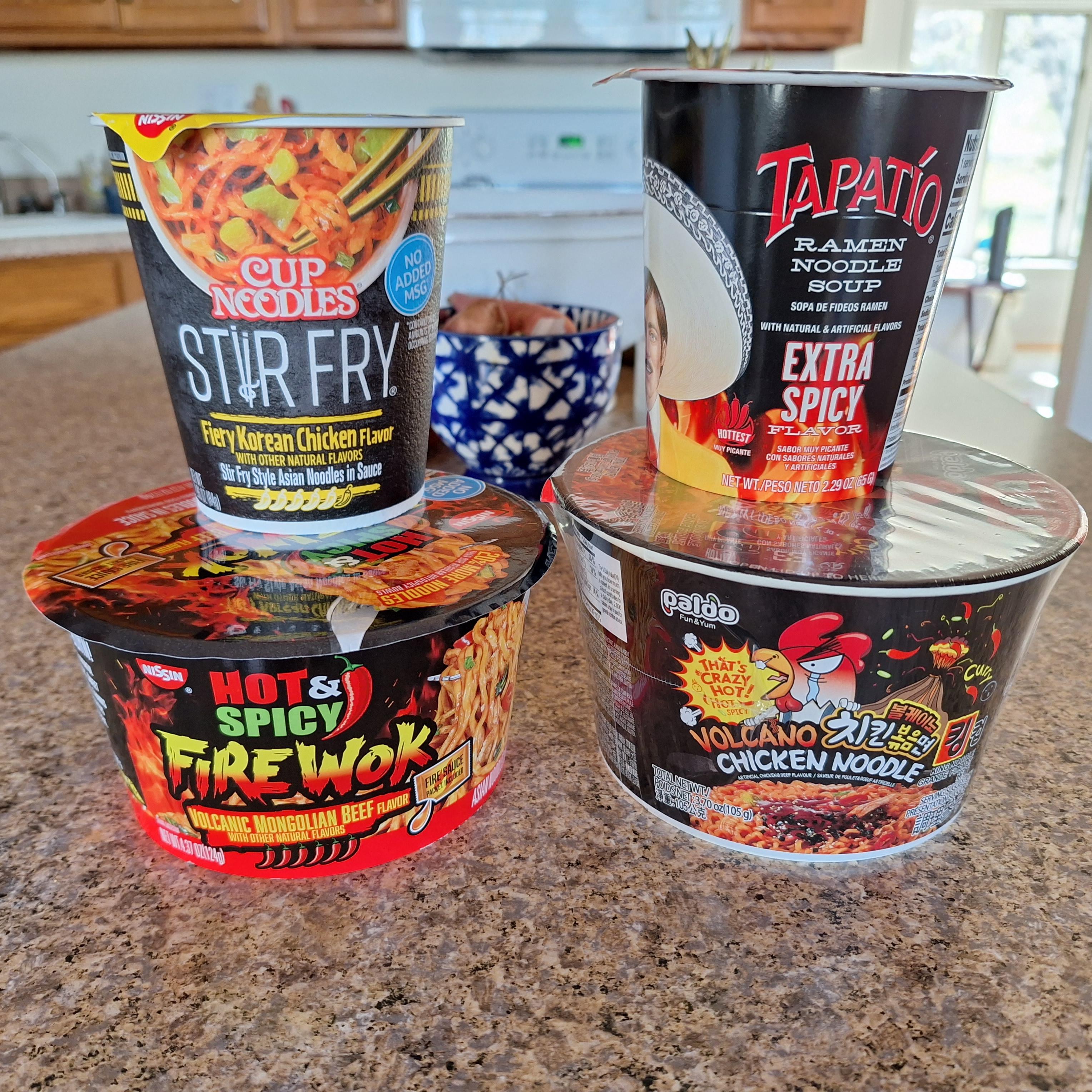 Has anyone tried the Tapatío or volcano chicken? The Fiery Korean ...