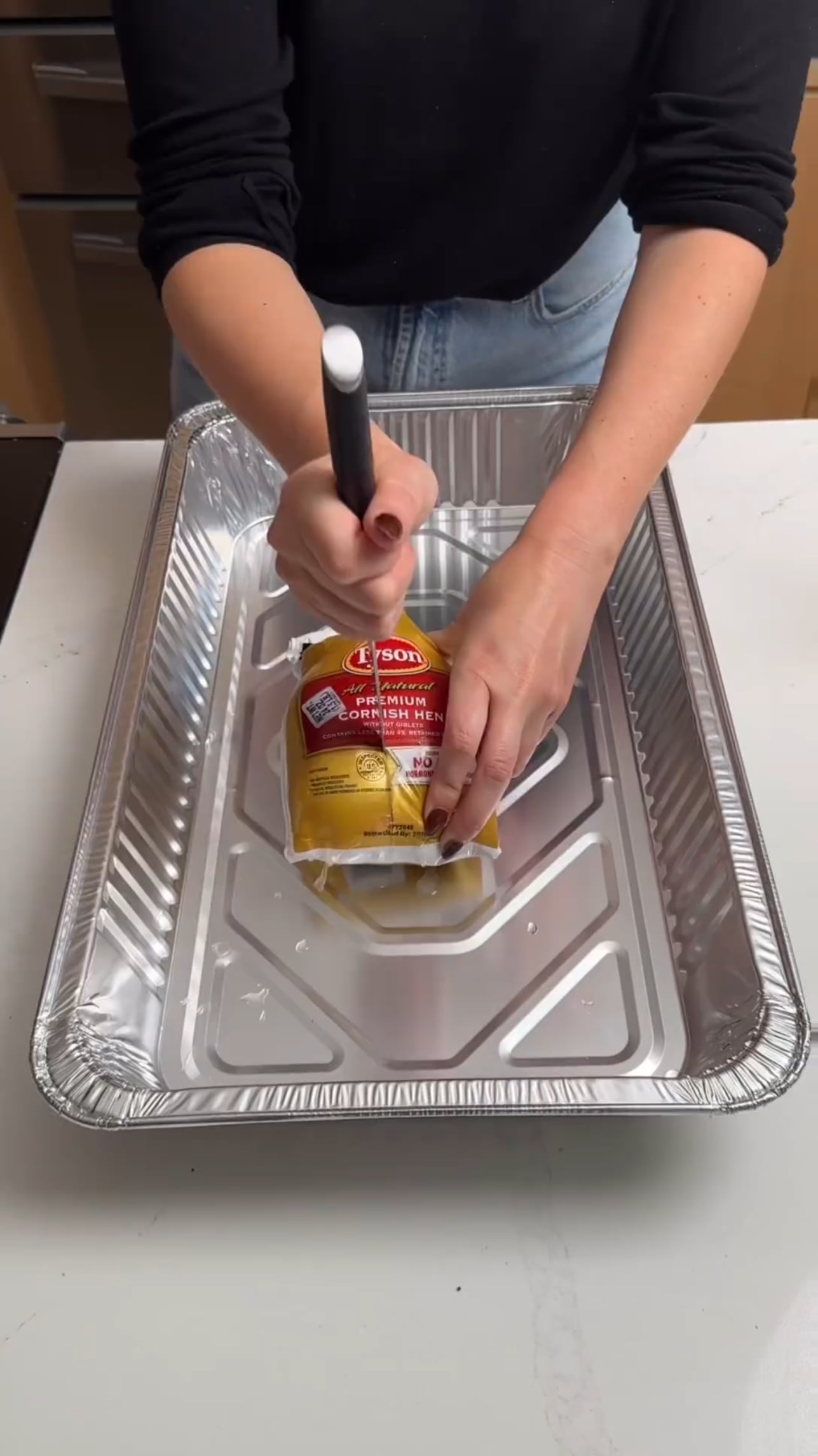 Yeah, throw it all in, everything takes the same time to cook right ...