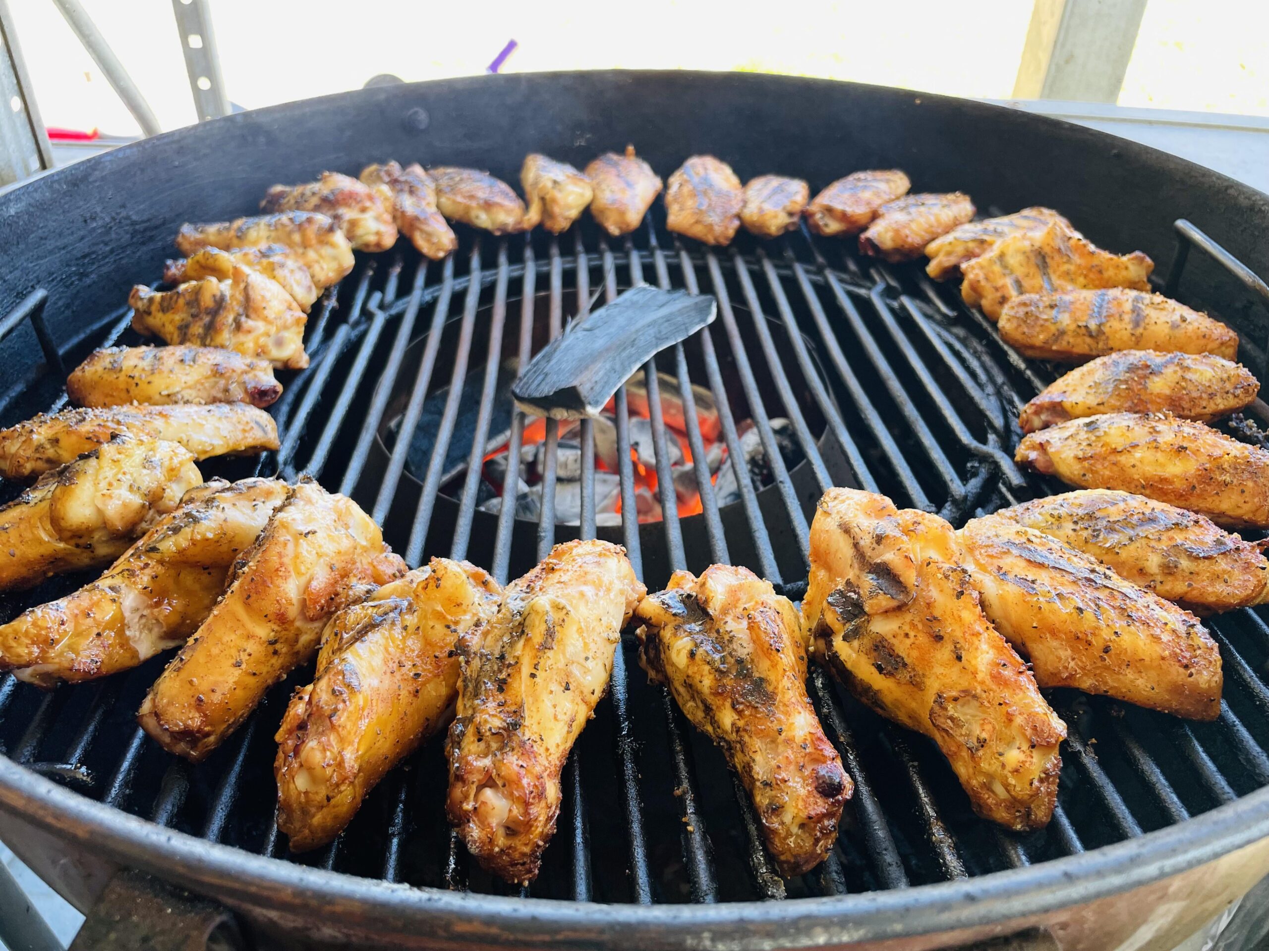 Wings on the Weber Kettle with Vortex - Dining and Cooking