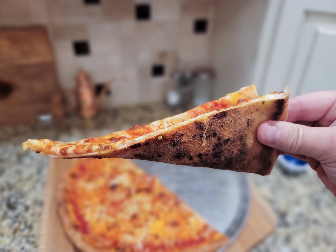One of the best NY style regular pizzas I've ever made. Critiques ...
