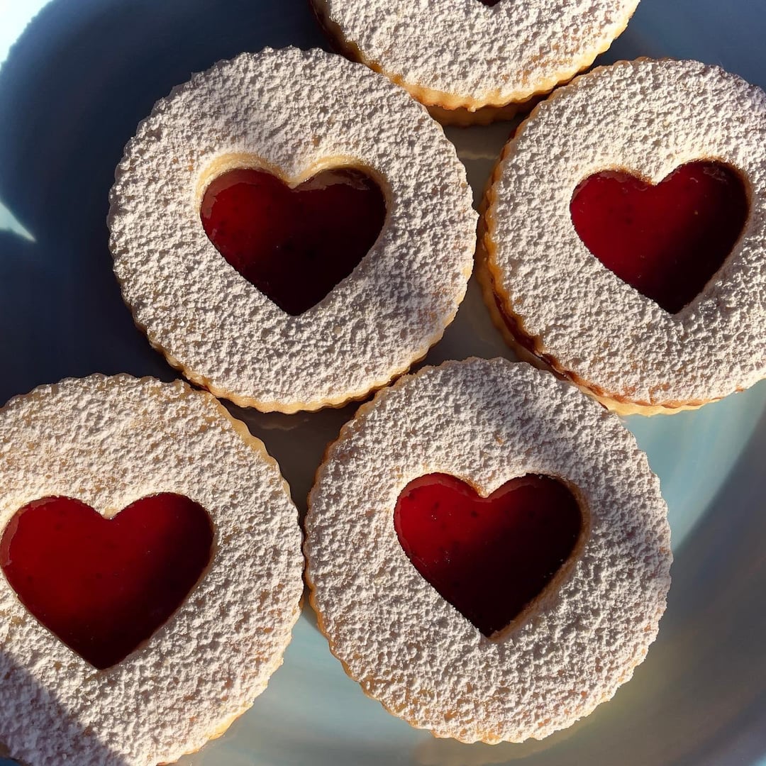 [Homemade] Strawberry Linzer Cookies - Dining and Cooking