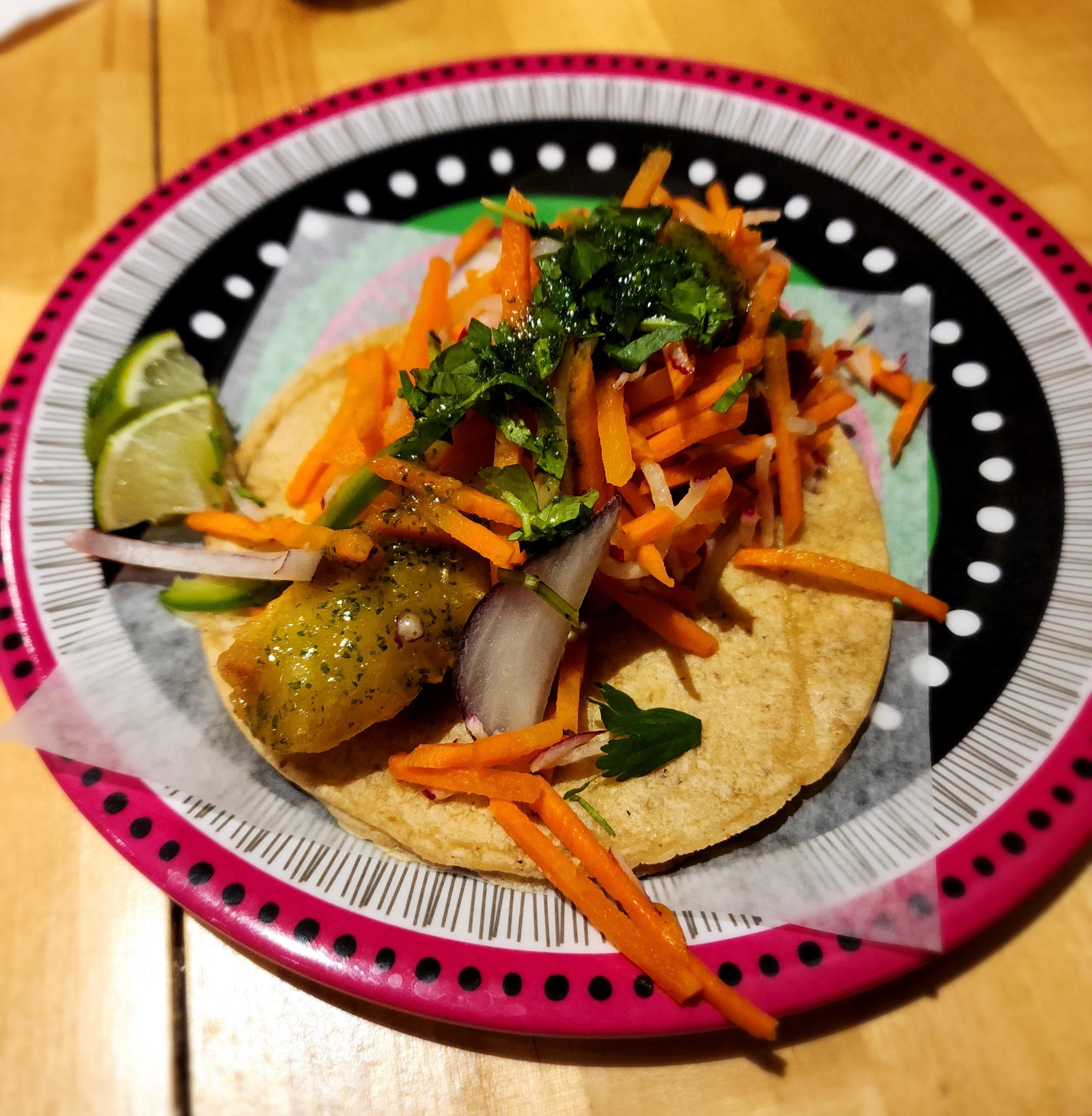 Fish taco from Chilango, Taylor St - Dining and Cooking