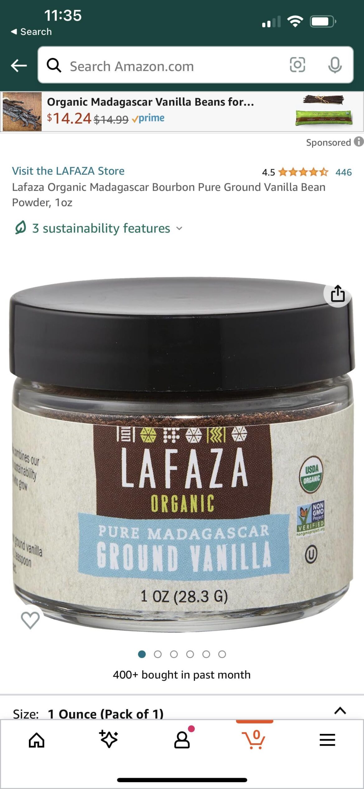 Vanilla powder as flavor topping? - Dining and Cooking