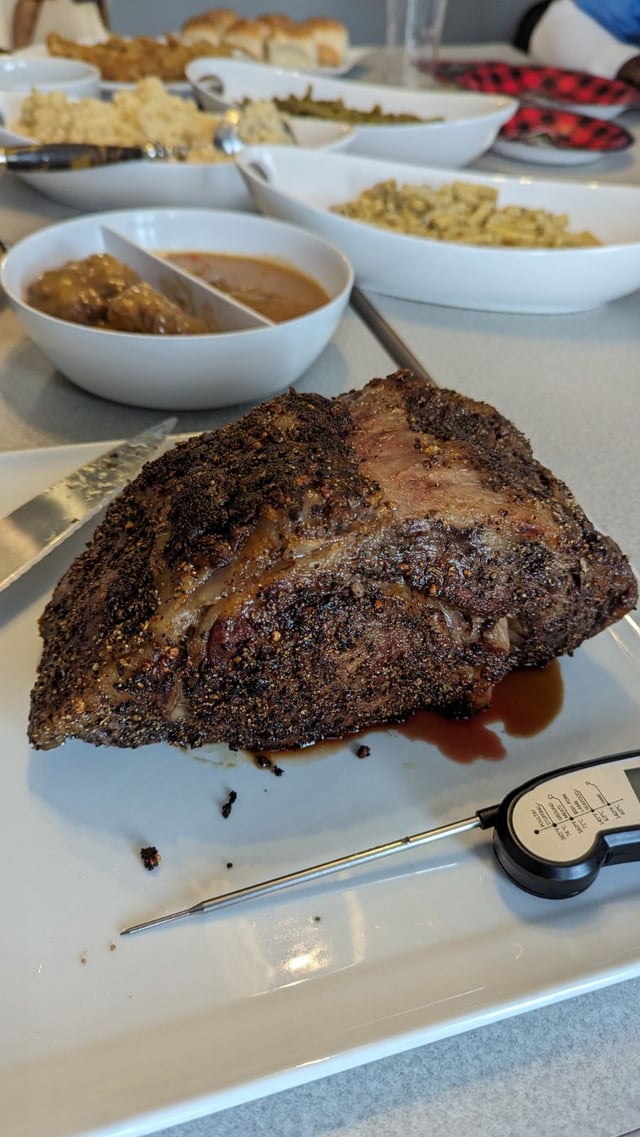 Made my first prime rib at 18 for Christmas dinner. How'd I do ...