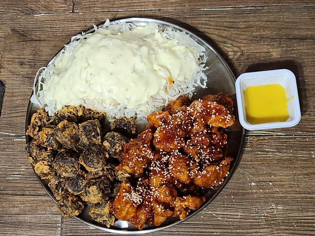 Fried sundae and seasoned chicken - Dining and Cooking