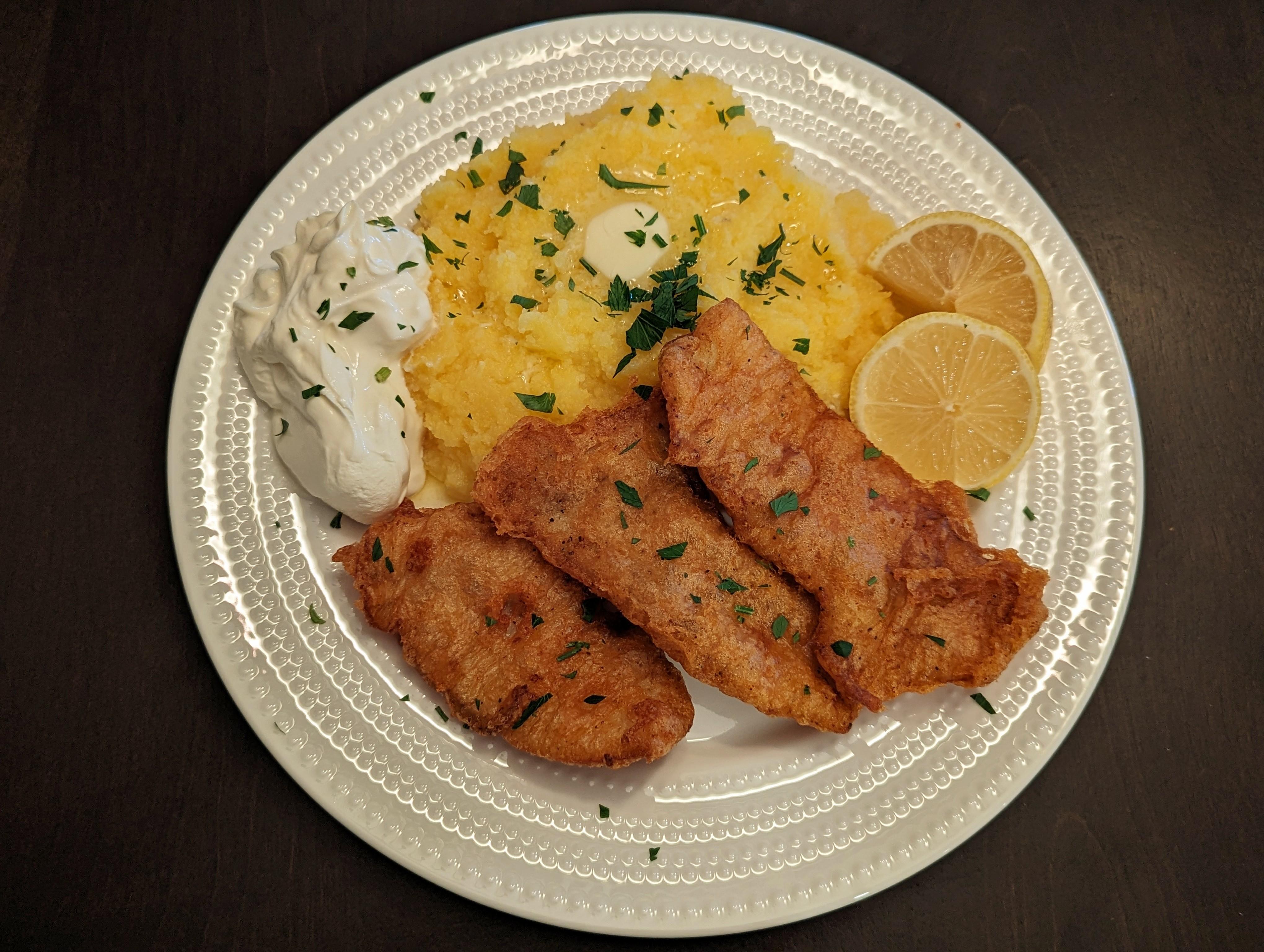 Fish Fry w/ Polenta - Dining and Cooking