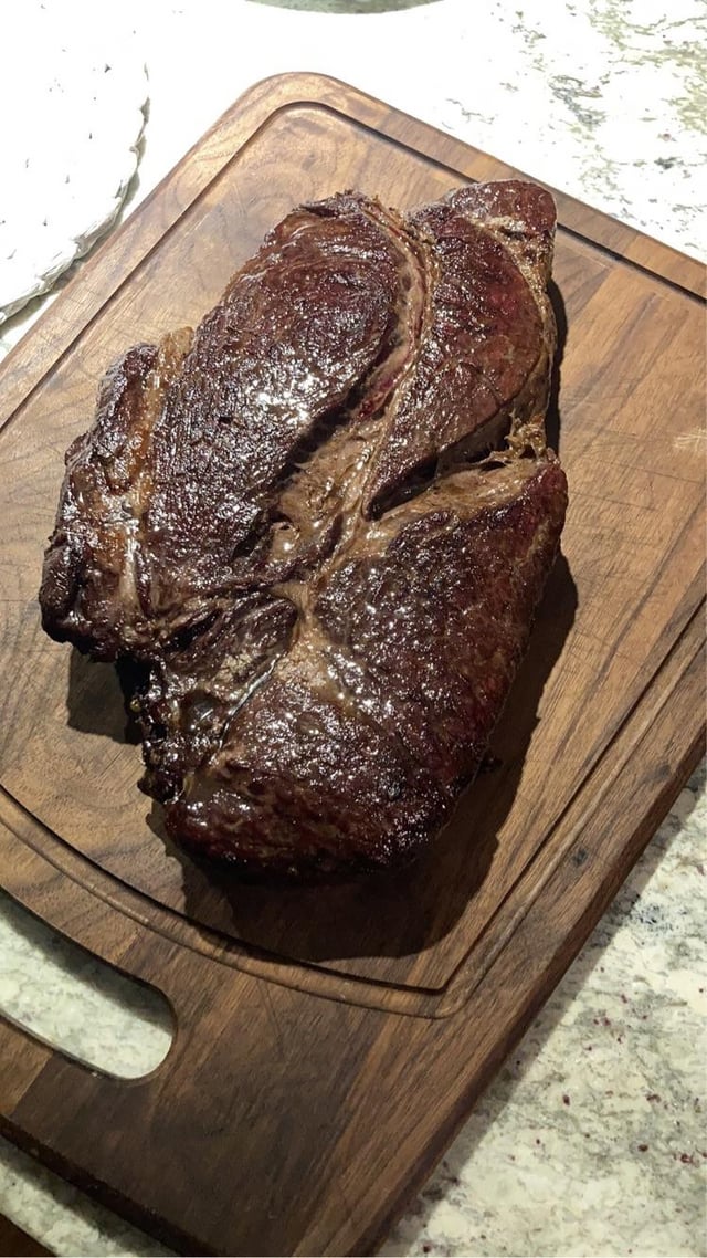 Reverse seared chuck roasts slap - Dining and Cooking