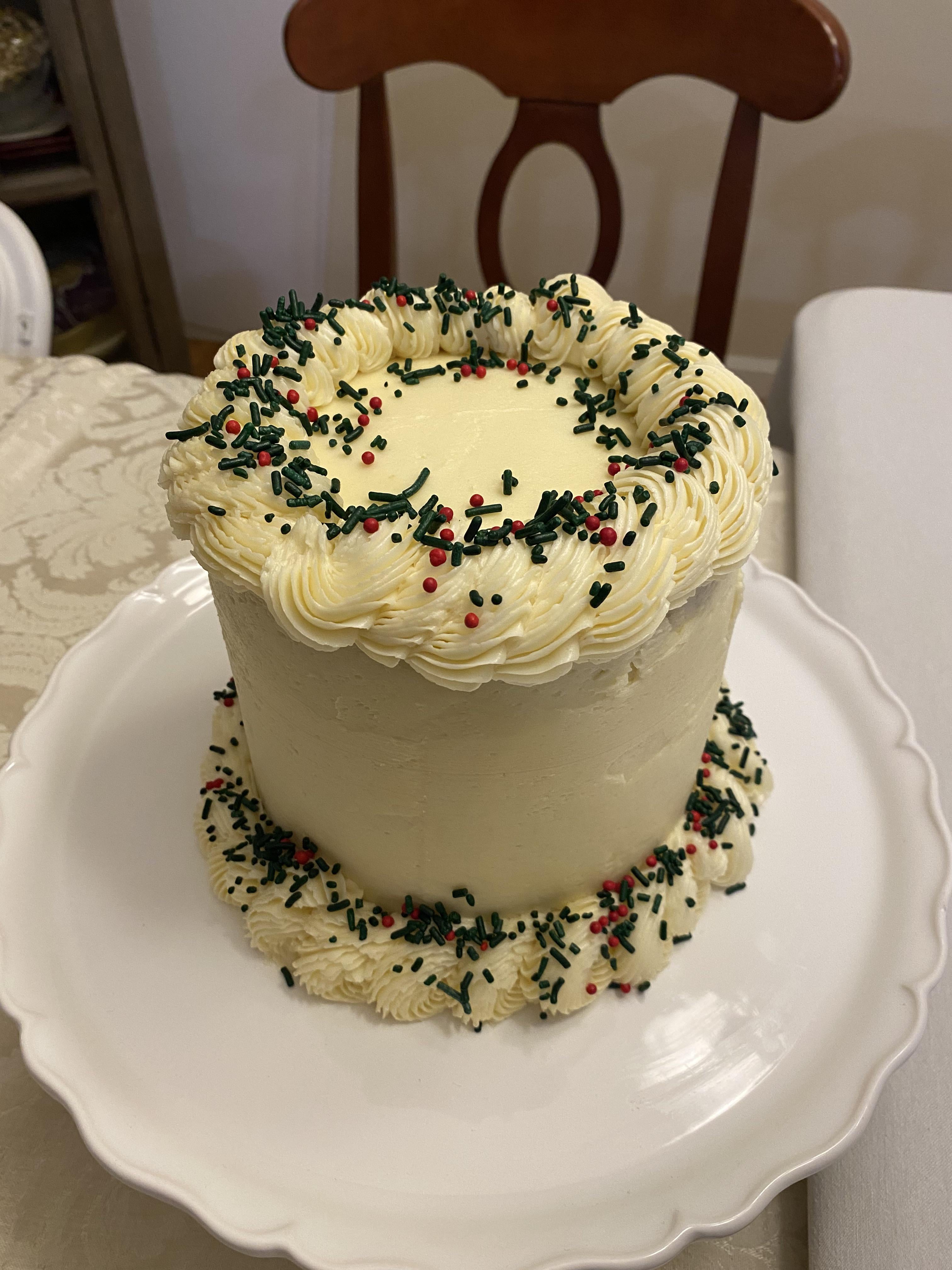 My last minute birthday cake for my papa’s first heavenly birthday (he ...