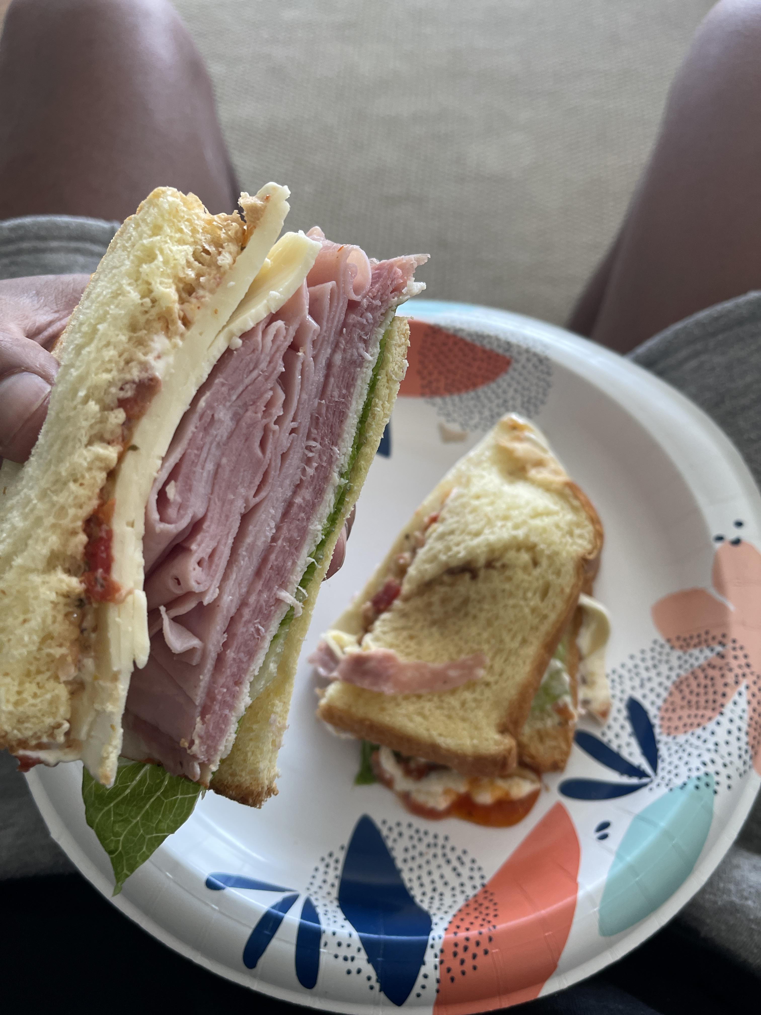 my NC sando (i like ham) - Dining and Cooking