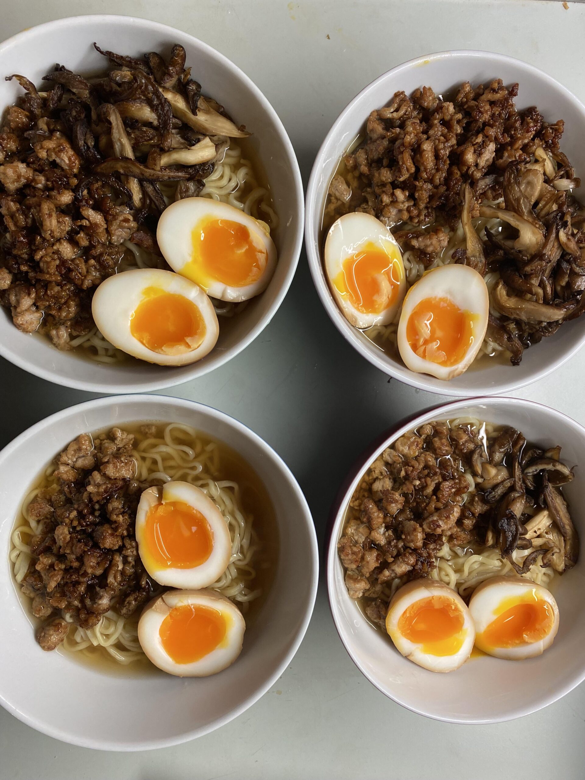 Autumn Family Ramen from scratch - Dining and Cooking