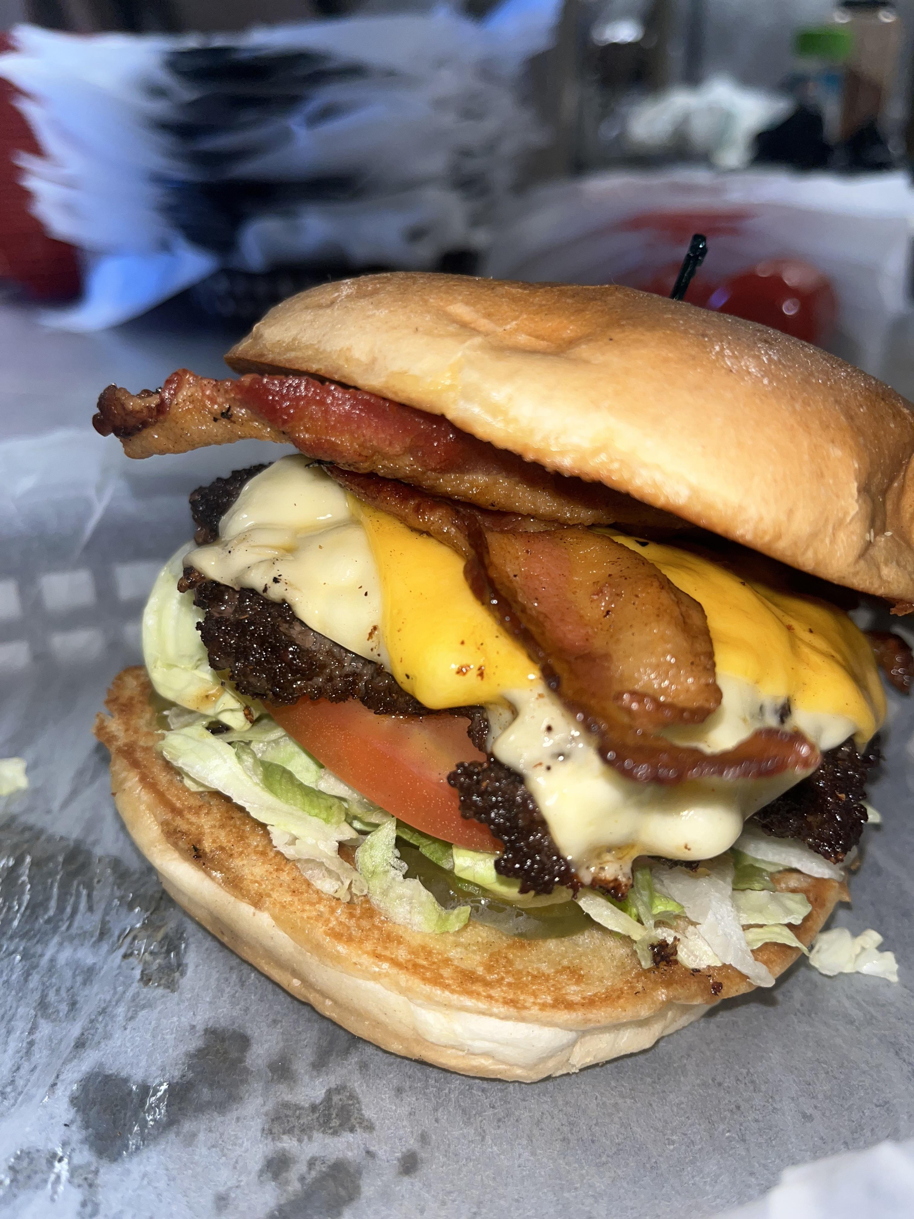 Bacon Smash Burger from Local Bar (Specks) in Topeka Ks - Dining and ...