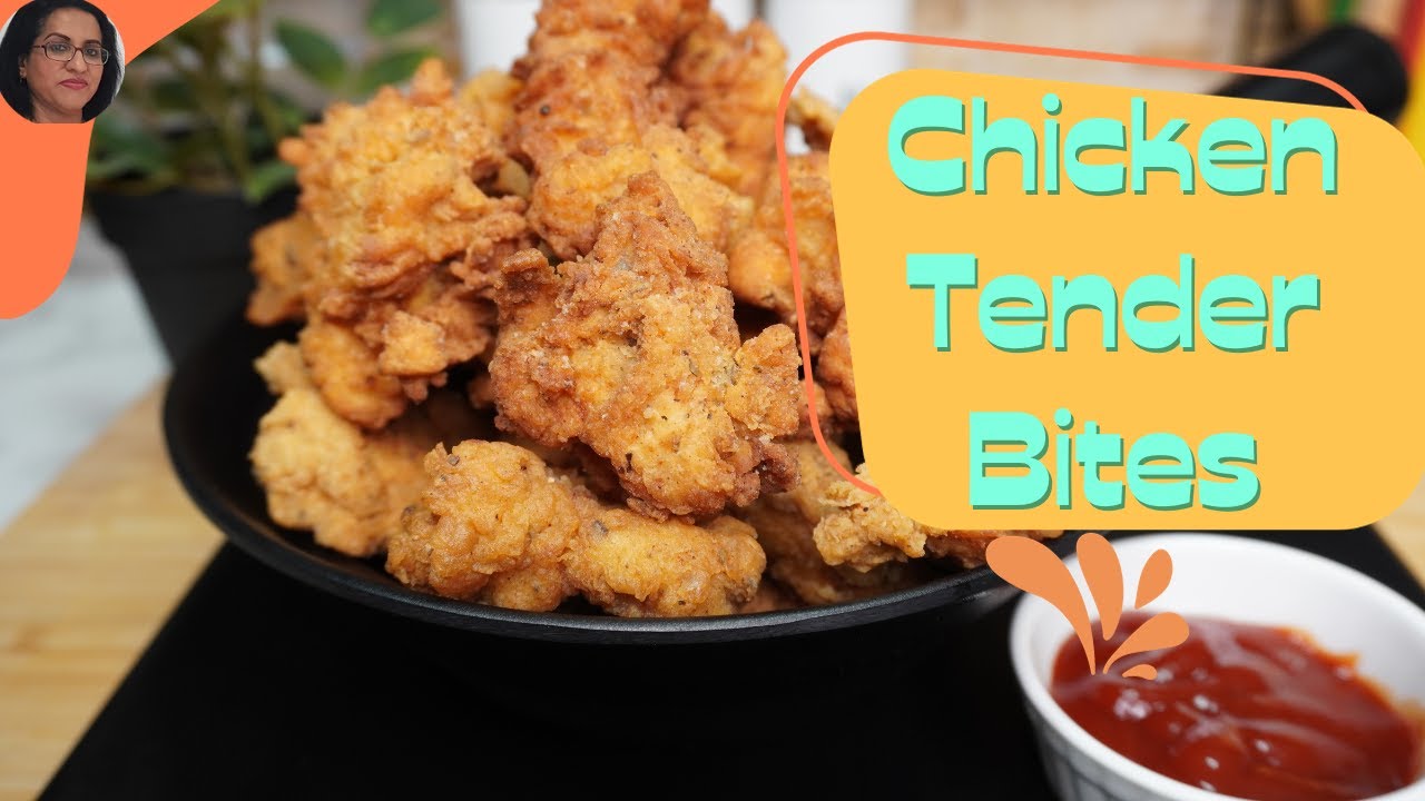 CHICKEN TENDER BITES | CRISPY CHICKEN NUGGETS | Recipe for Chicken ...