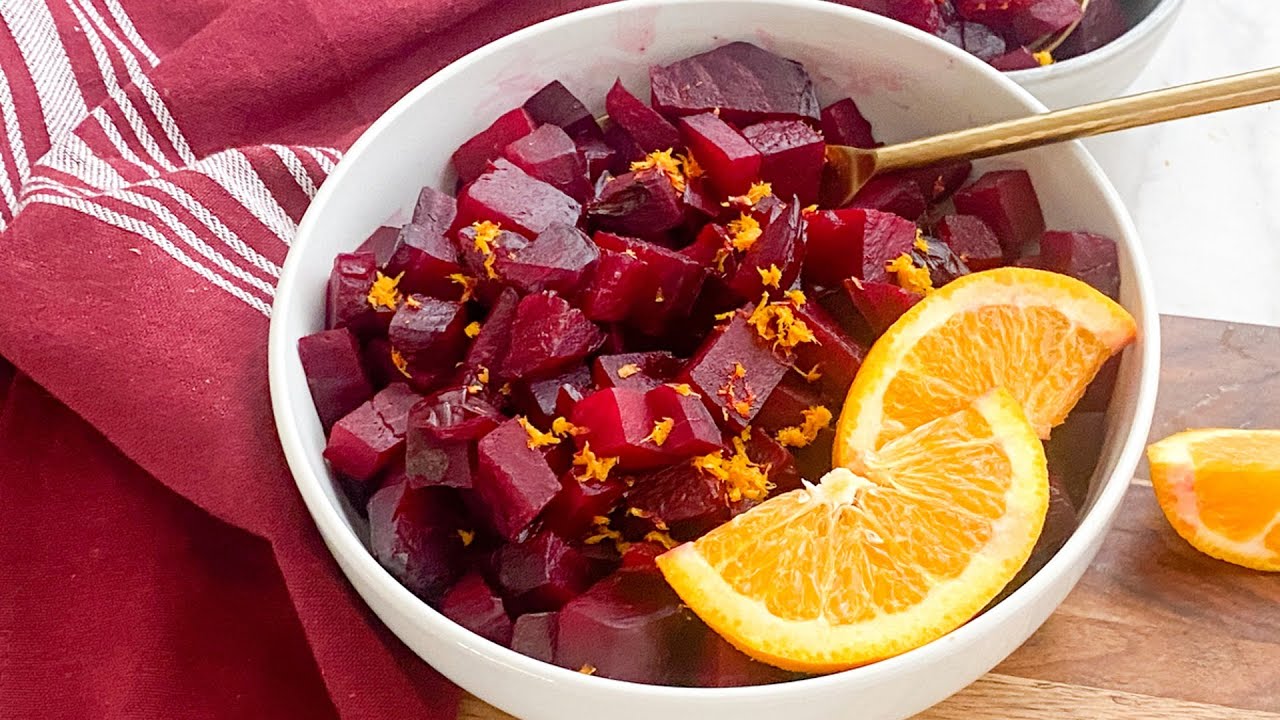 Orange-Kissed Balsamic-Glazed Beets Recipe - Dining and Cooking