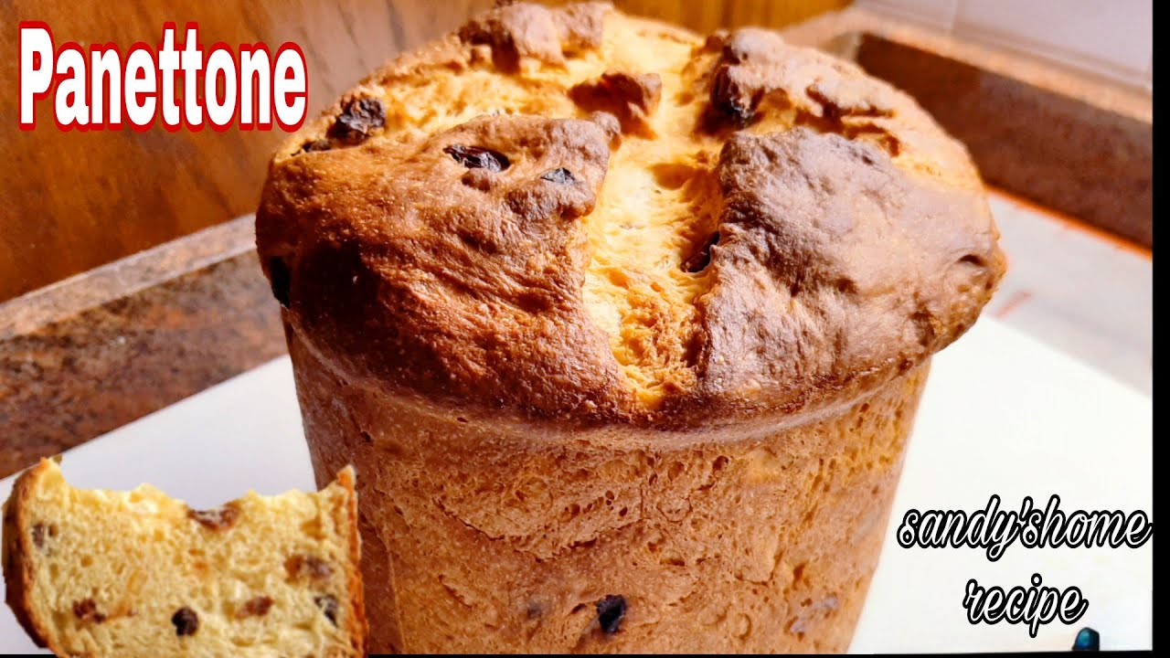 How To Make Panettone At Home The Easy Way/Easy No Knead Italian Fruit ...