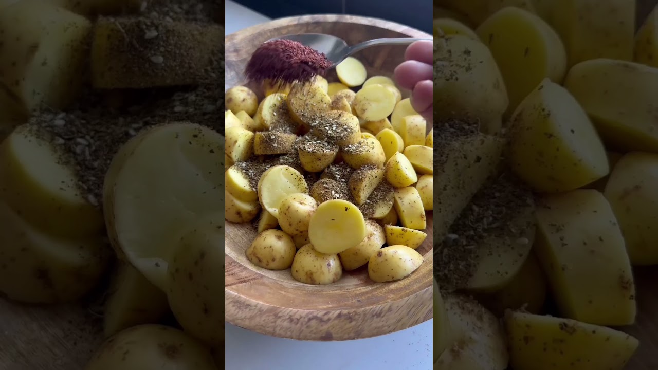 Za’atar Roasted Potatoes Palestinian Food ordanian Food Arabic Food # ...