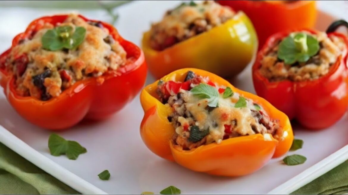 Foods Recipes. Stuffed Bell Peppers Recipes - Dining and Cooking
