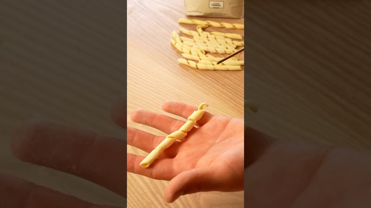 Homemade Busiate Pasta - trapanese pesto from Pasta Masterclass ...