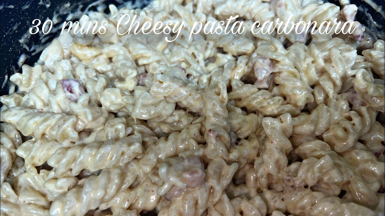 Aura Kabare | Quick & Easy Cheesy Pasta “Carbonara” recipe in under 30 ...