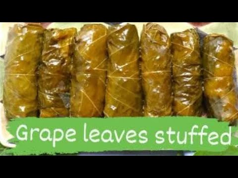 grape leaves stuffed | arabu recipe - Dining and Cooking
