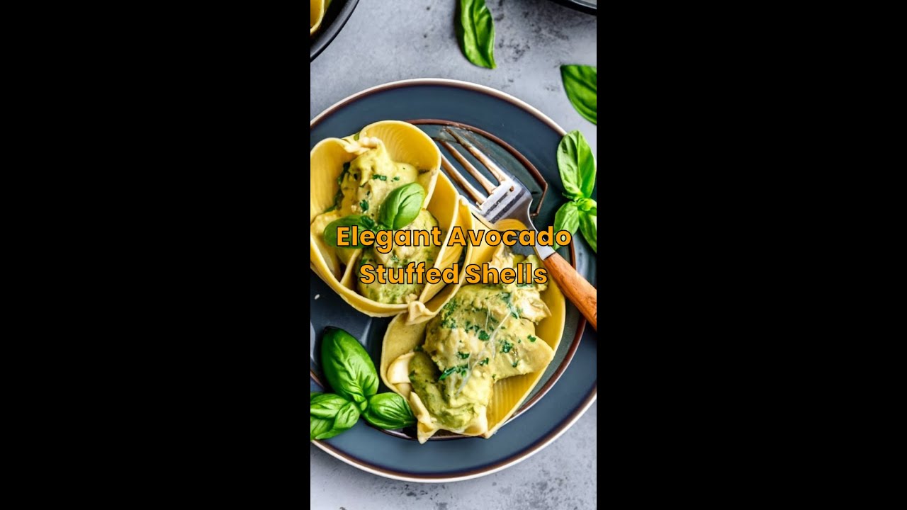 Elegant Avocado Stuffed Shells - Dining and Cooking