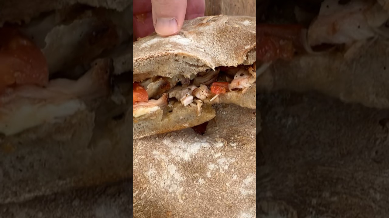 I made this delicious sourdough Maltese ftira. - Dining and Cooking