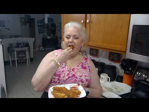 Crazy Mimi can cook! Stuffed fried squash Flowers. October 14 2023 ...
