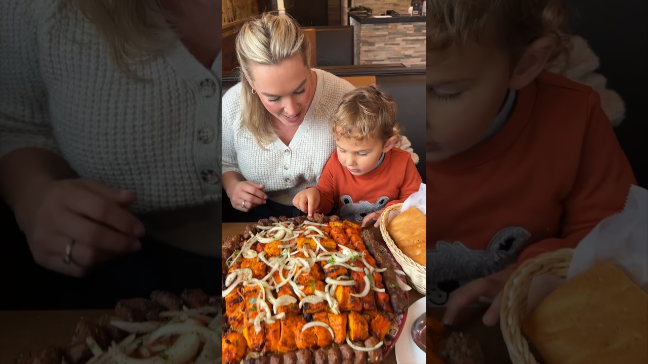 Part 1 of 2: FAMILY STYLE AFGHAN FOOD PLATTER from Kandahar Grill in ...