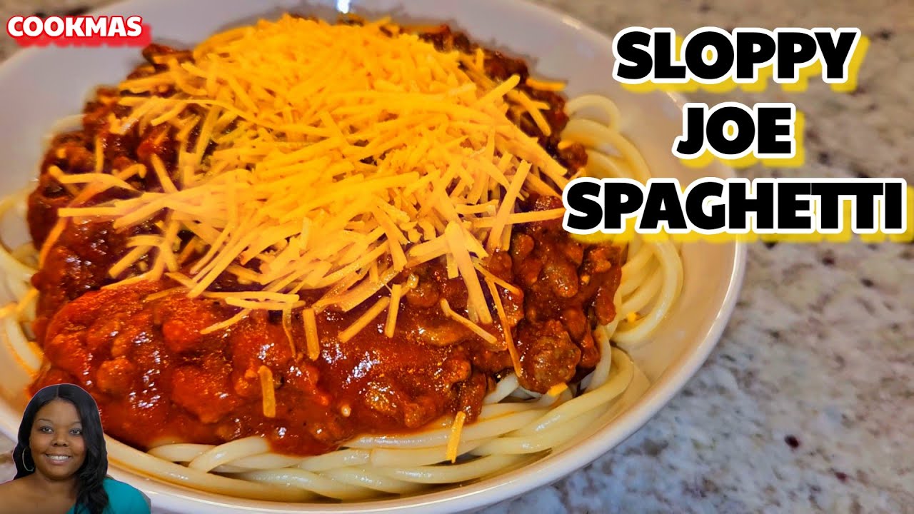 COOKMAS DAY 12, How To Make Sloppy Joe Spaghetti, Quick And Easy Recipe ...