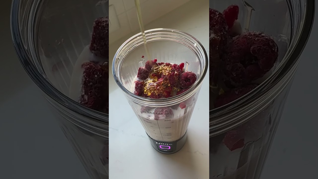 Raspberry Cheesecake Smoothie | Eating Bird Food - Dining and Cooking