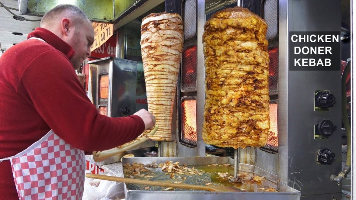 Turkish Chicken Doner Kebab 40 Kilograms Marination Recipe And How To ...