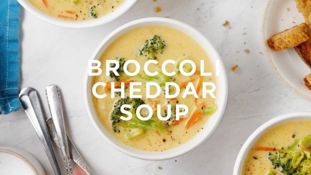 Broccoli Cheddar Soup Love Lemons Dining And Cooking
