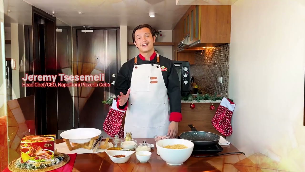 Spaghetti Carbonara Ham by Chef Jeremy - Dining and Cooking