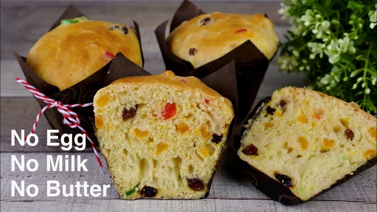 Mini Panettone | No Egg No Milk No Butter Panettone - Dining and Cooking