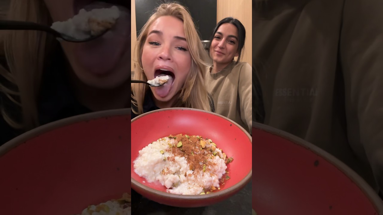 MAKING PERSIAN FOOD FOR MY GF @zoyaroya Shir Berenj (Persian Rice ...