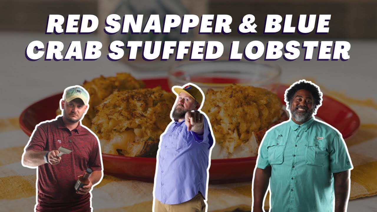 Funday Friday: Red Snapper and Blue Crab Stuffed Lobster - Dining and ...