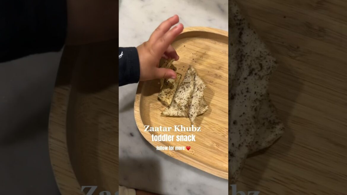 Zaatar Flat Bread - Toddler Snack - Dining and Cooking